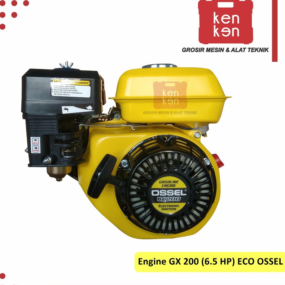 Jual OSSEL Mesin Penggerak Bensin 6.5PK GX200 Gasoline Engine Diesel GX ...