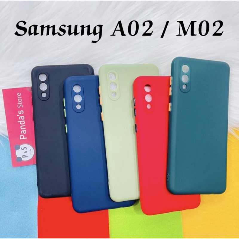 Jual Case Samsung A02/M02 Babycase + Pelindung Kamera, Makaron Full ...