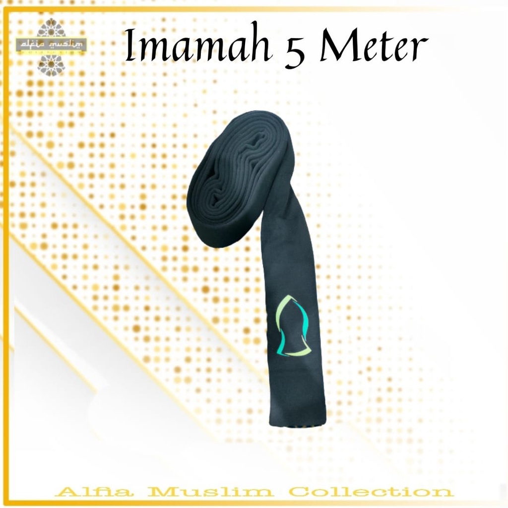 Jual Imamah 5 meter Logo Terompah Sorban Imamah Habaib | Shopee Indonesia