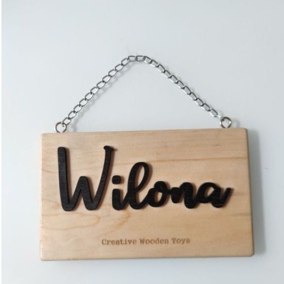 Jual Custom Hanging Name Board, Name sign board | Shopee Indonesia