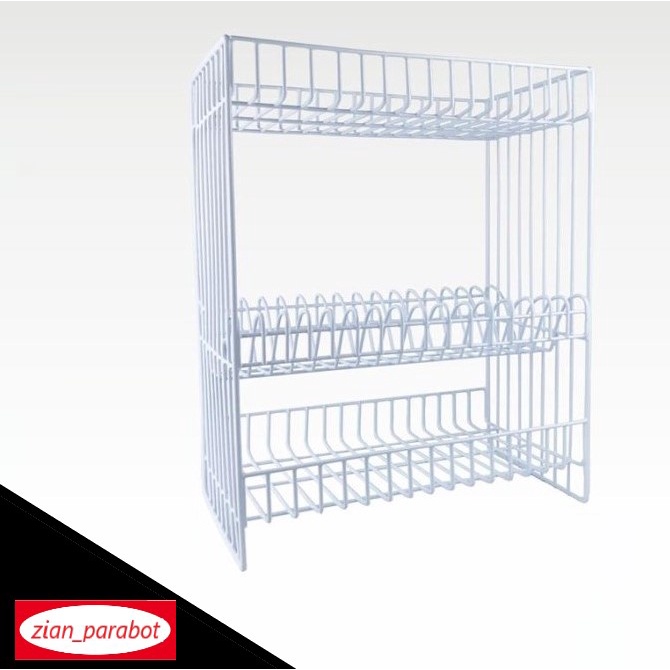 Jual ( RPK 03 ) RAK PIRING BESI PREMIUM - RAK PIRING BESI SUSUN 3 - RAK ...