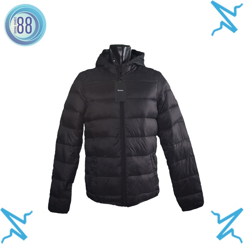 Jual JAKET BERSHKA BLACK JACKET WINTER JAKET MUSIM DINGIN OBD BK02 ...