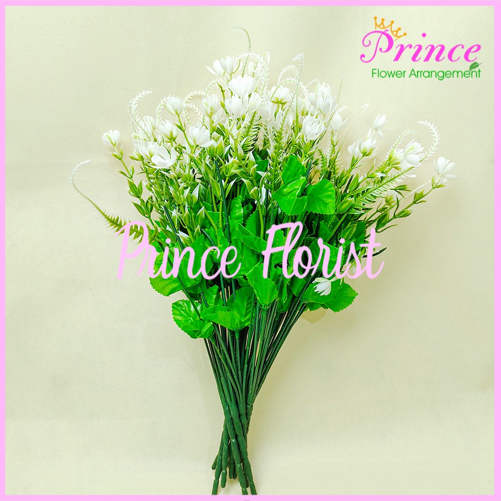 Jual 1 Lusin (12 tangkai)Tangkai Bunga Acc cabang 7 dan 5 Untuk Bunga ...