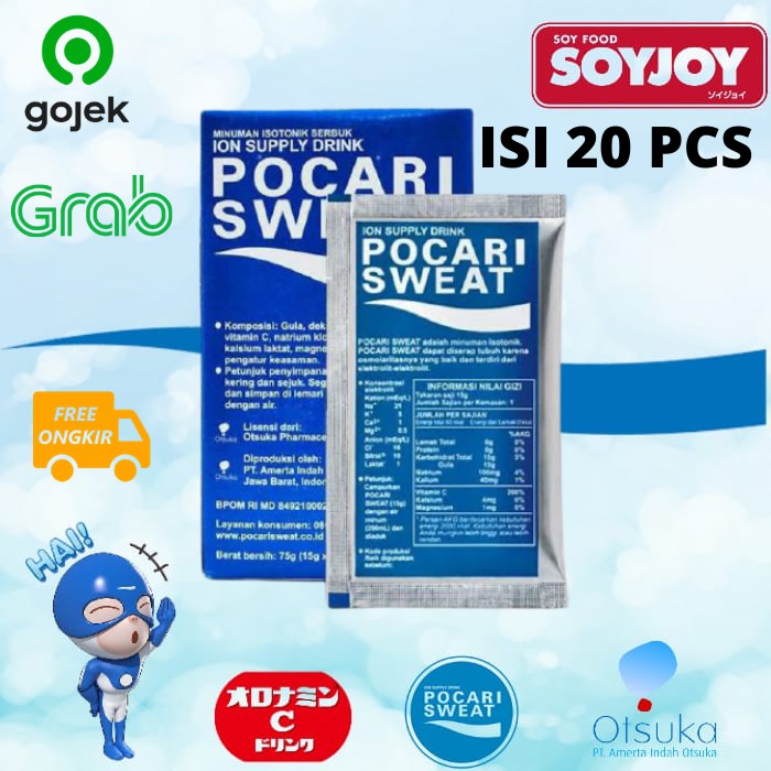 Jual pocari sweat sachet / minuman isotonik / minuman sehat /pendaki ...
