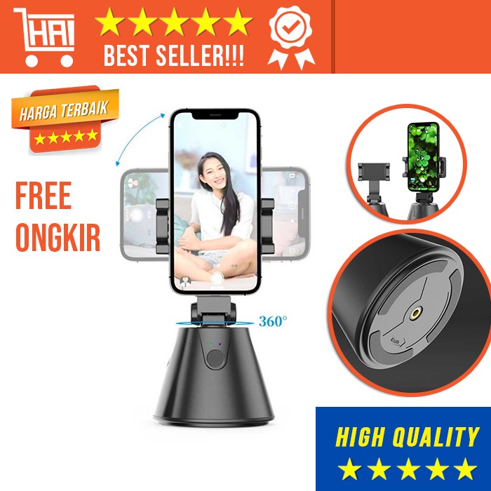 Jual TRACKING STAND SMARTPHONE HOLDER AUTO FOCUS STAN HP PONSEL 360 ...