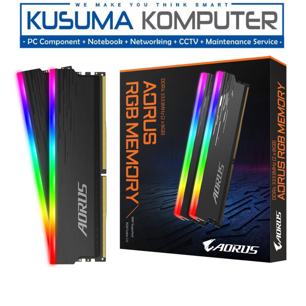 Jual AORUS Ram Memory 16GB (2x8GB) RGB DDR4 3333MHz | Shopee Indonesia