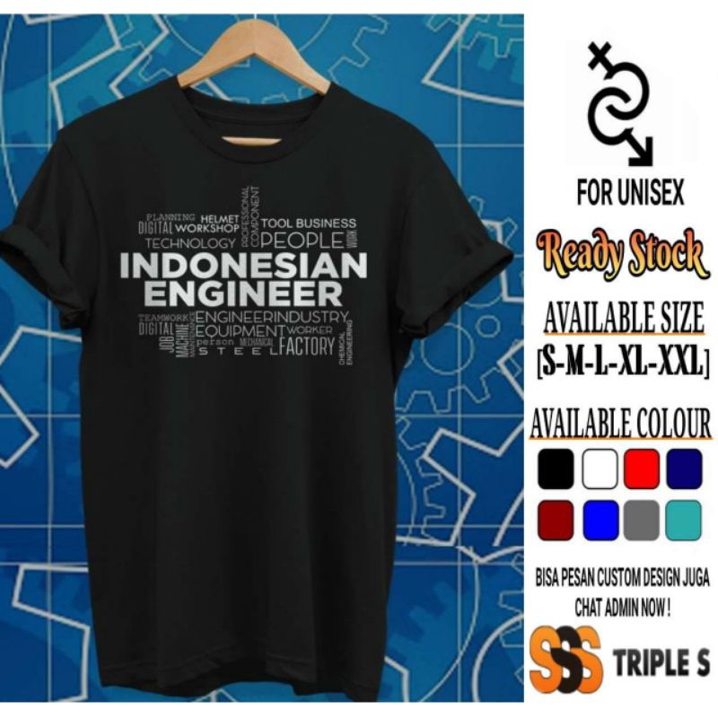 Jual KAOS INDONESIAN ENGINEER KAOS PROFESI ENGINEERING PRIA KEREN ...