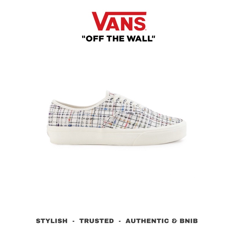 Jual Vans Authentic Woven Plaid Marshmallow Original | Shopee Indonesia