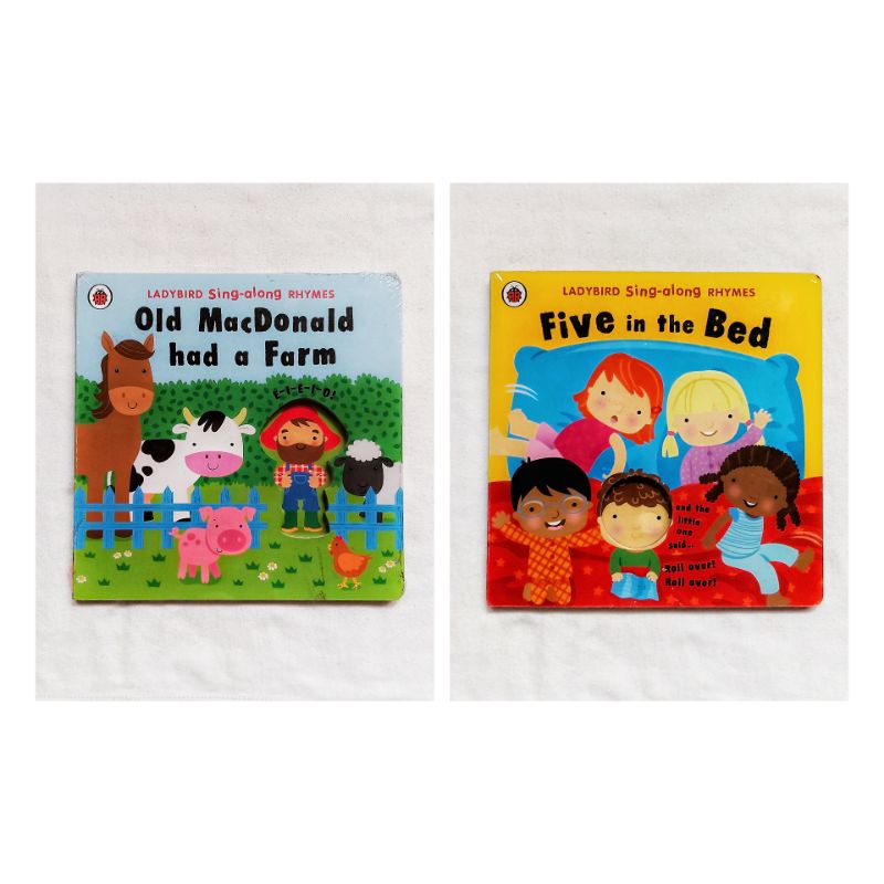 Jual Board Book Ladybird Sing-Along Rhymes: Five In The Bed , Old ...