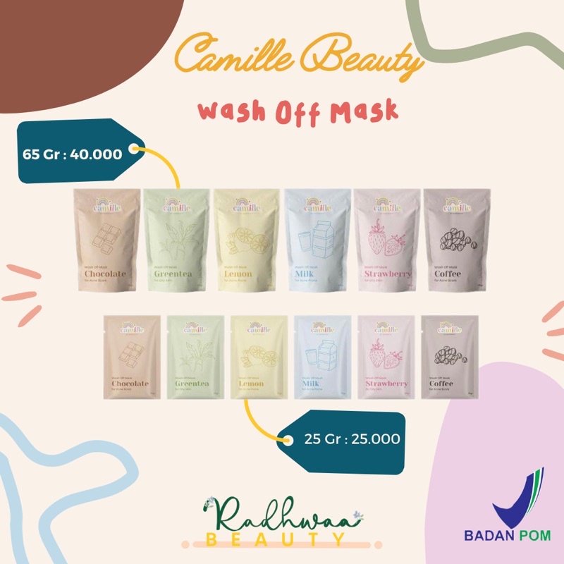 Jual CAMILLE BEAUTY MASKER ORGANIK BPOM | Shopee Indonesia