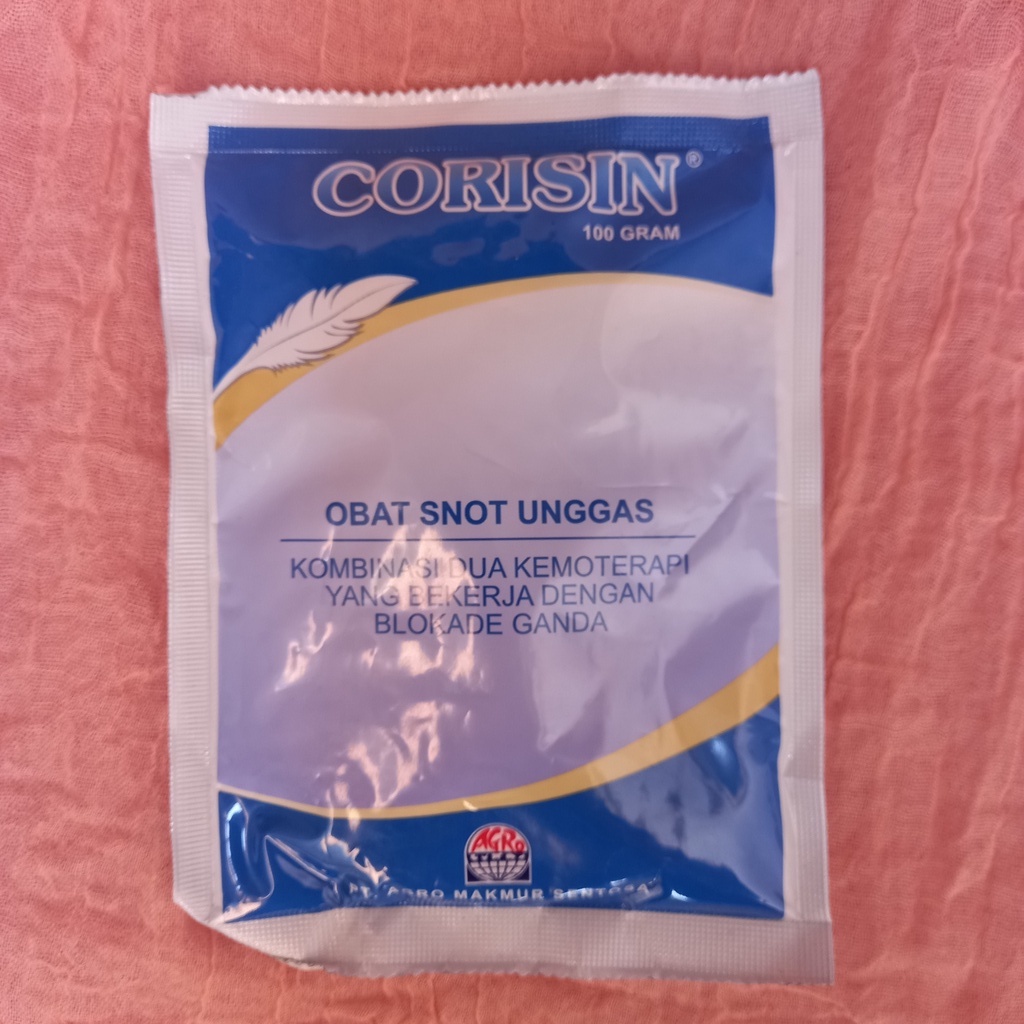 Jual Corisin 100 gram Obat Corisa dan Snot Unggas Babi Domba | Shopee ...
