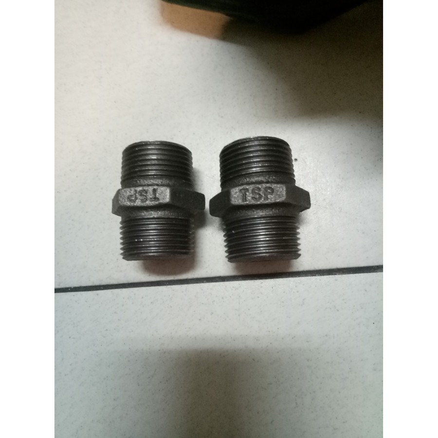Jual DOUBLE NEPPLE STEAM 2-1/2 INCH Double Nepel Besi Hitam DN 65 ...