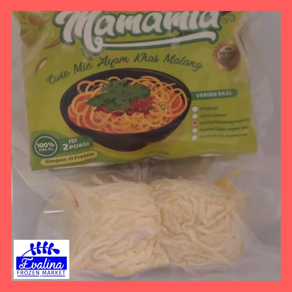 Jual Mamamia cwie mie ayam frozen khas malang (isi 2) | Shopee Indonesia