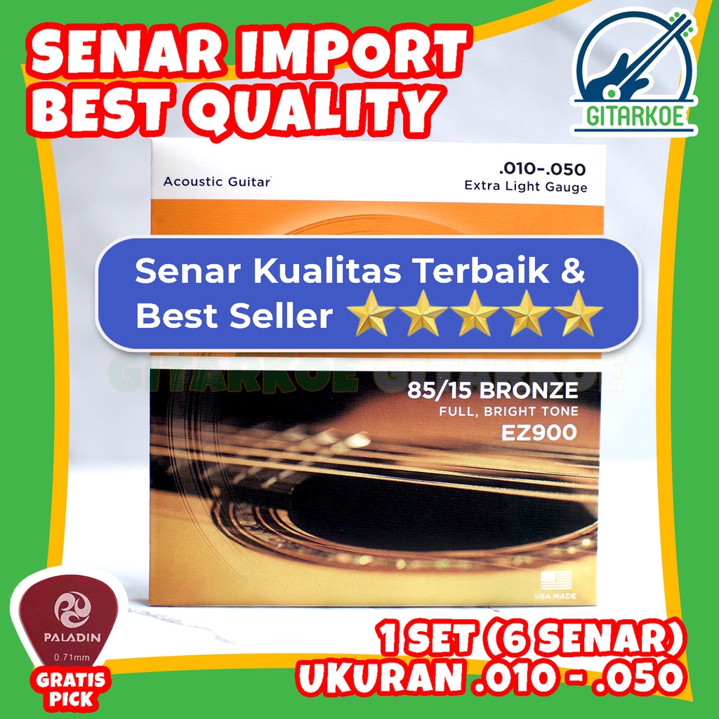 Jual Senar Gitar Terlengkap & Harga Terbaru Juni 2026 | Shopee Indonesia