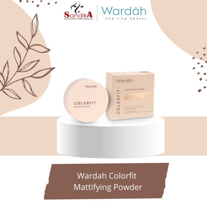 Jual Wardah Colorfit Mattifying Powder UV A/B Protection 15g (100% ...