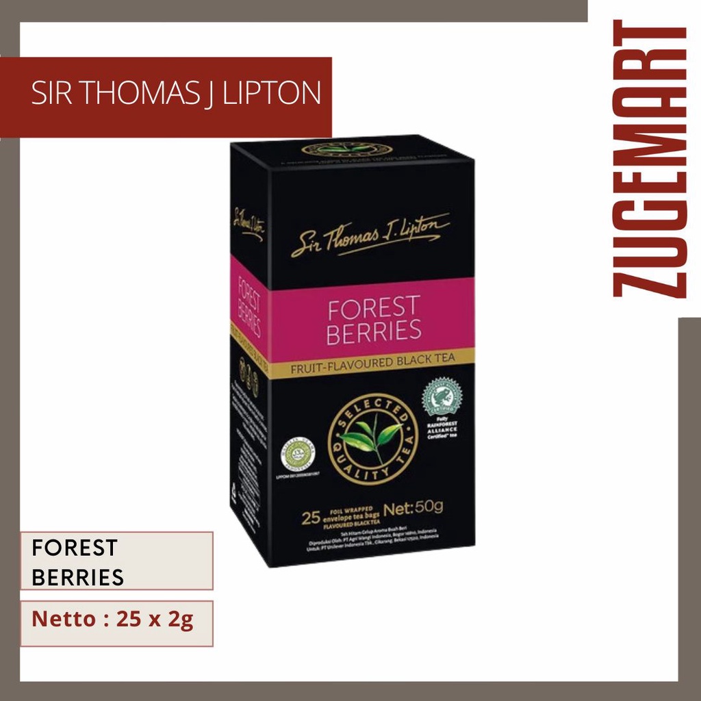 Jual Premium Tea Sir Thomas / Lipton Tea / Teh sir Thomas Forest ...