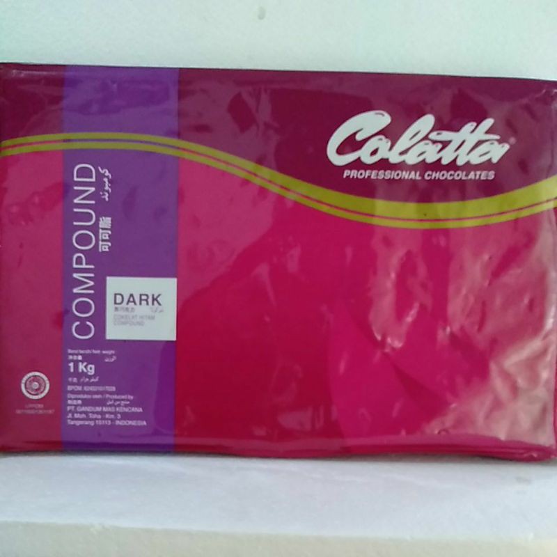 Jual colatta compound dark potongan | coklat Blok potong | coklat ...