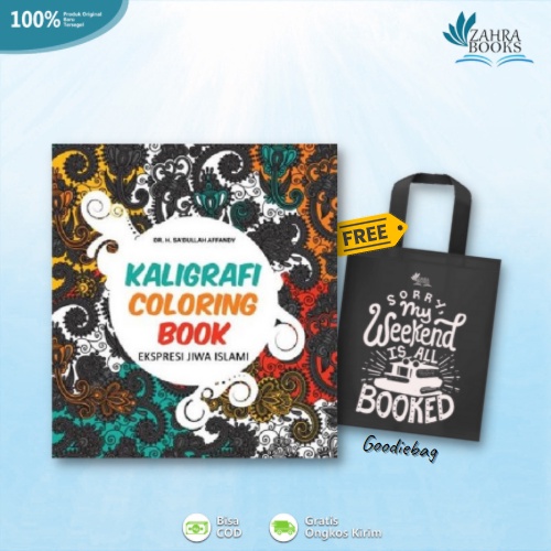 Jual #KALIGRAFI COLORING BOOK (free godibag) | Shopee Indonesia