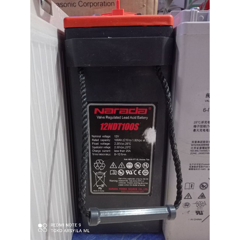 Jual Batrai VRLA Narada 12V/100Ah Secon | Shopee Indonesia