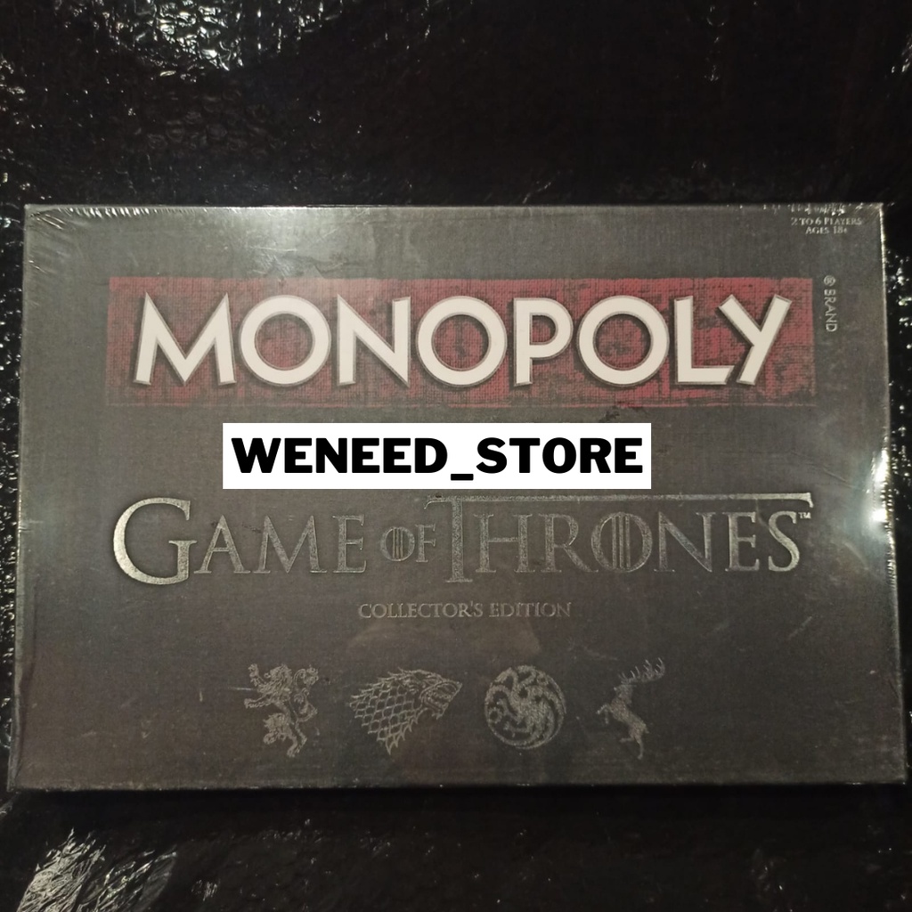 Jual MONOPOLY GAME OF THRONES GOT BOARD GAME / PERMAINAN PAPAN KARTU ...