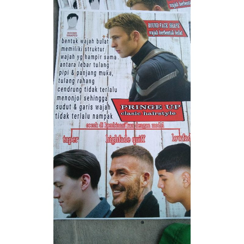 Jual poster mngenal bentuk muka&rambut | Shopee Indonesia