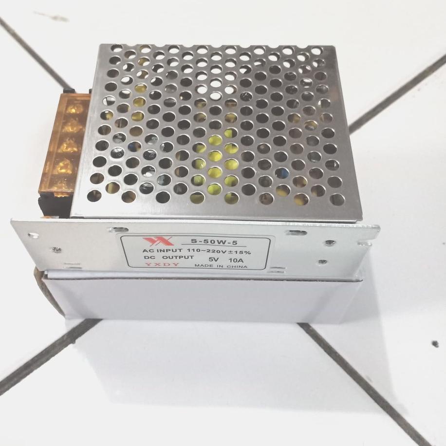 Jual Switching Power Supply PSU 5V 10A High Quality, 5 Volt 10 Ampere Jaring Adaptor SMPS ...