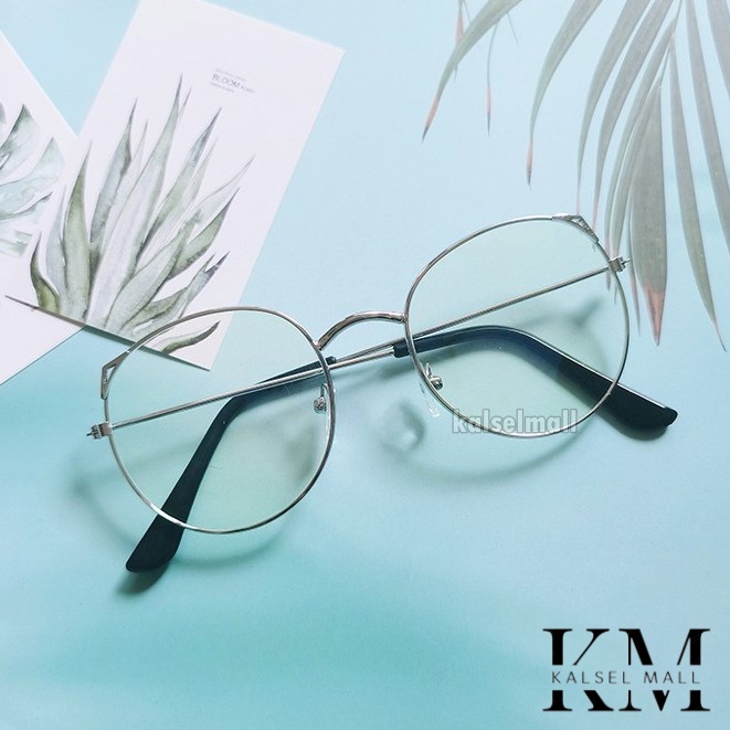 Jual COD Kacamata Frame Anti Radiasi Metal Gaya Retro Model Kuping Kucing Cat Eye Horn Untuk ...