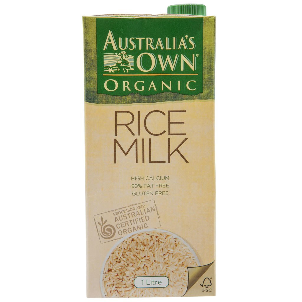 Jual Australia's Own Organic Rice (Susu Beras) Milk 1 Liter | Shopee ...