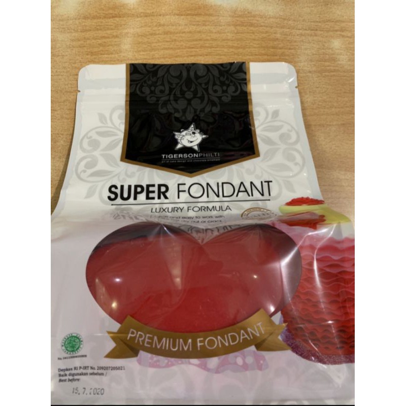 Jual Superfondant tigerson warna merah 1kg | Shopee Indonesia