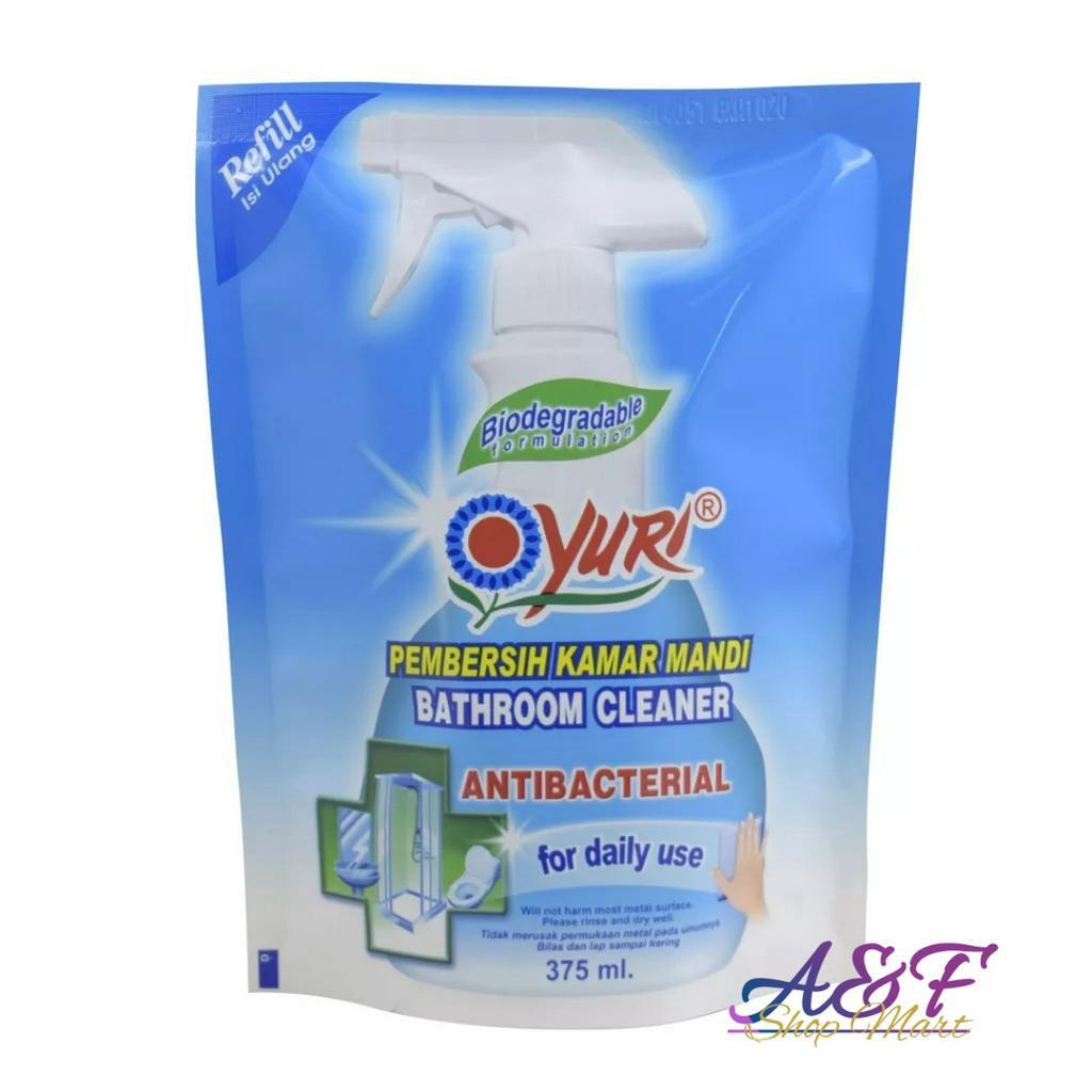 Jual YURI Bathroom Cleaner Refill 375 ml Pembersih Kamar Mandi | Shopee ...