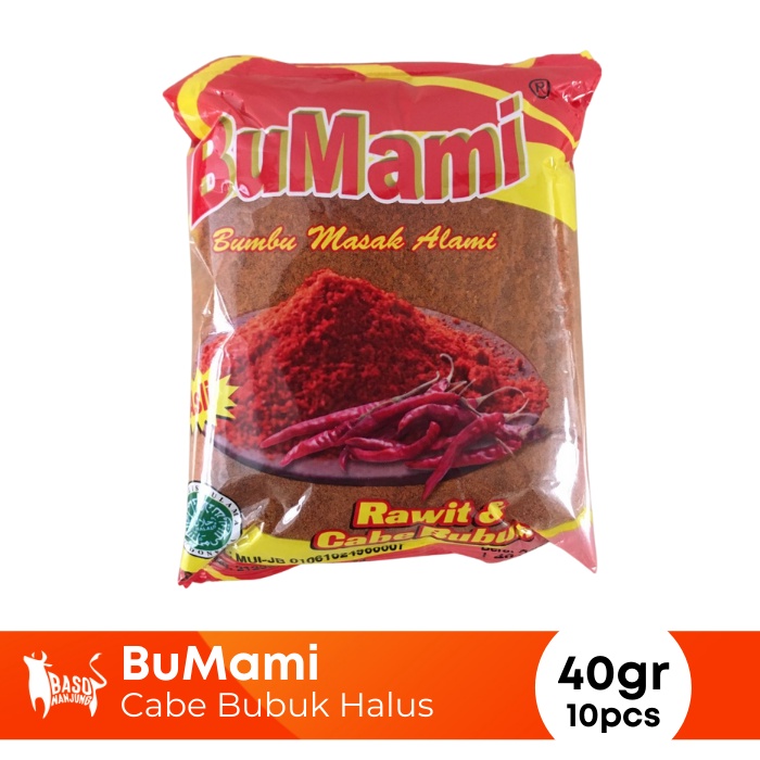 Jual Bumami Sachet Cabe Rawit Bubuk (Halus) Renceng 10pcs x 40gr ...