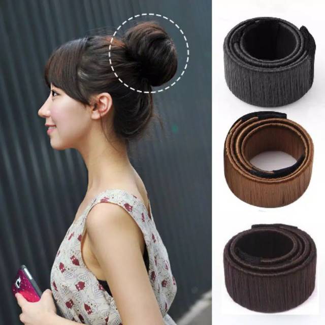 Jual D914 D643 HAIRBUN MAGIC MAGIC BUN HAIRBUN DONUT HAIR BUN HAIR ...