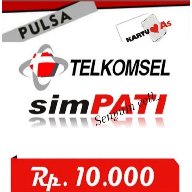 Jual PULSA TELKOMSEL 10K PROSES CEPAT NAMBAH MASA AKTIF | Shopee Indonesia