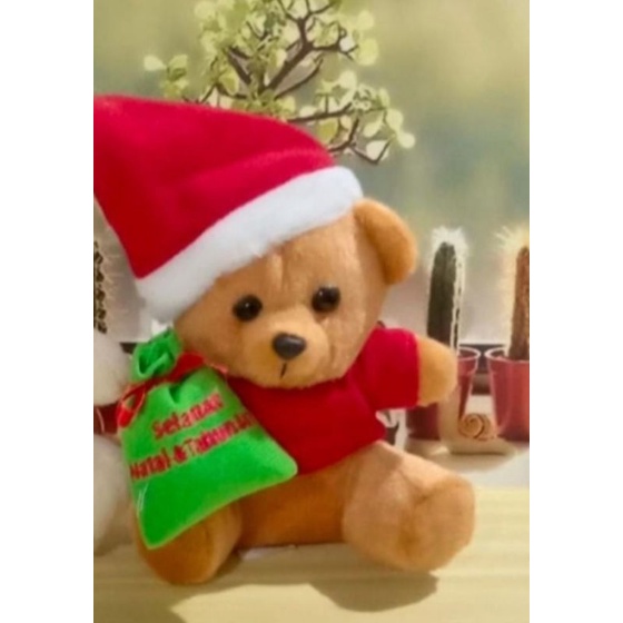 Jual Boneka Bear Mini Natal/Christmas | Shopee Indonesia