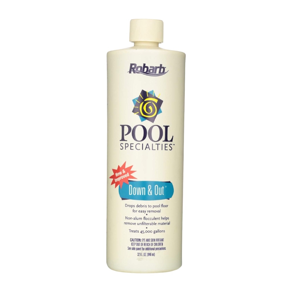 Jual ROBARB Down and Out Cairan Penggumpal Kotoran Kolam Renang Buatan ...