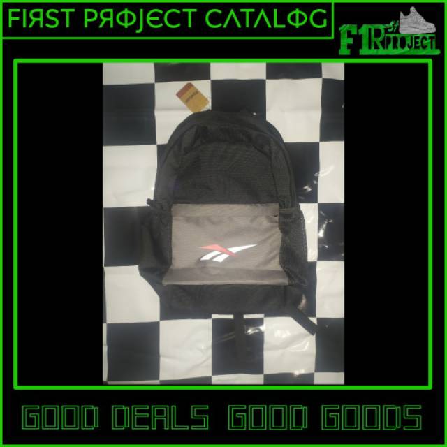 Jual REEBOK BACKPACK (BLACK GREY) | Shopee Indonesia