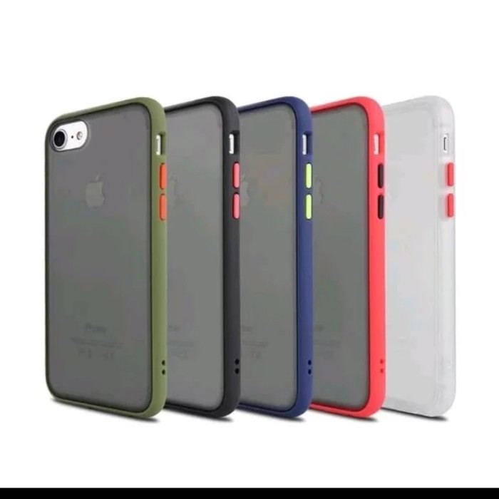 Jual Hybrid matte case Untuk Iphone IP 6, IP 6s, IP 7, IP 8 frosted ...