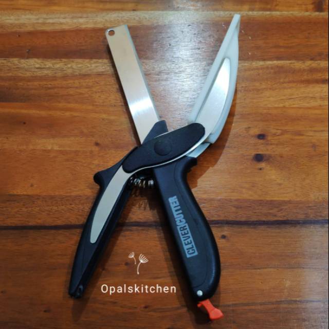 Jual Clever Cutter Gunting Dapur Serbaguna Gunting Daging | Shopee ...