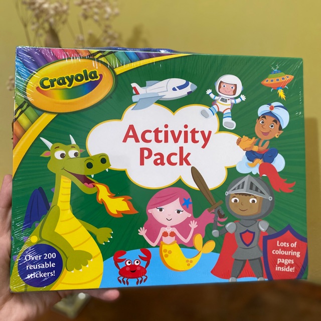 Jual Crayola : ACTIVITY PACK! Crayola Book buku gambar ! stiker sticker ...
