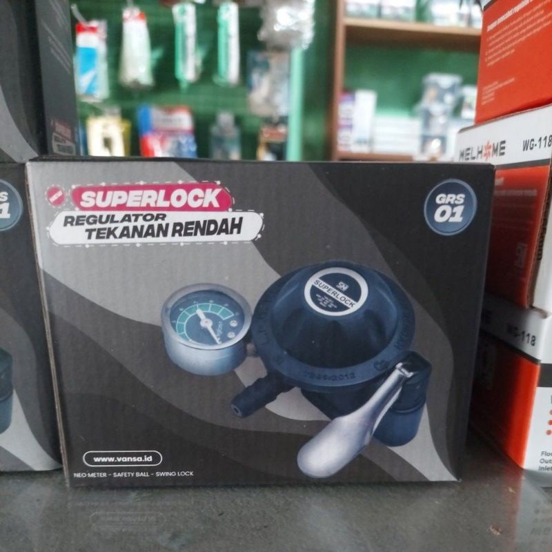 Jual Regulator Gas Super Lock + Meter | Shopee Indonesia