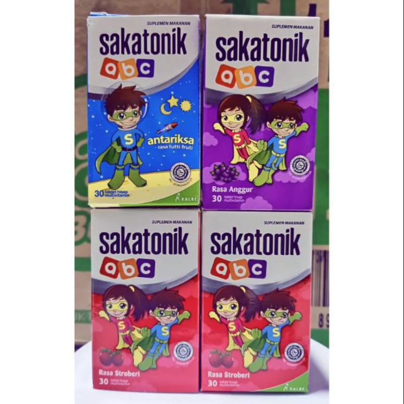 Jual Sakatonik Abc Tablet Hisap Suplemen Vitamin Anak Multivitamin ...
