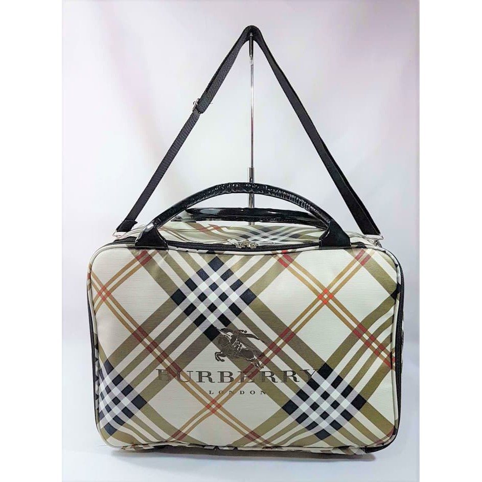 Jual Travel Bag Fashion Tas Koper Anak Dan Dewasa Motif Burbery ...