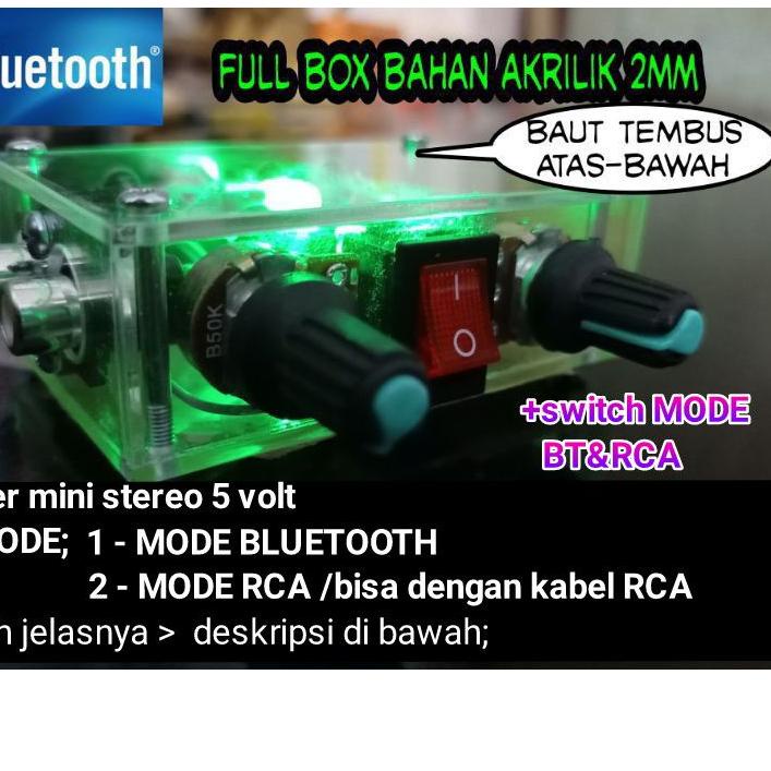 Jual Special - Amplifier BOX AKRILIC Power amplifier _ amplifier ...