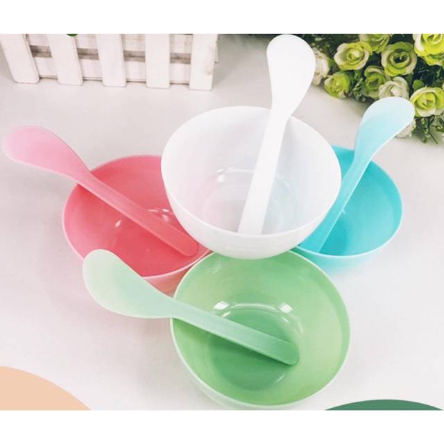 Jual ALAT MASKER ALL IN ONE | Kuas mangkok spatula untuk maskeran ...