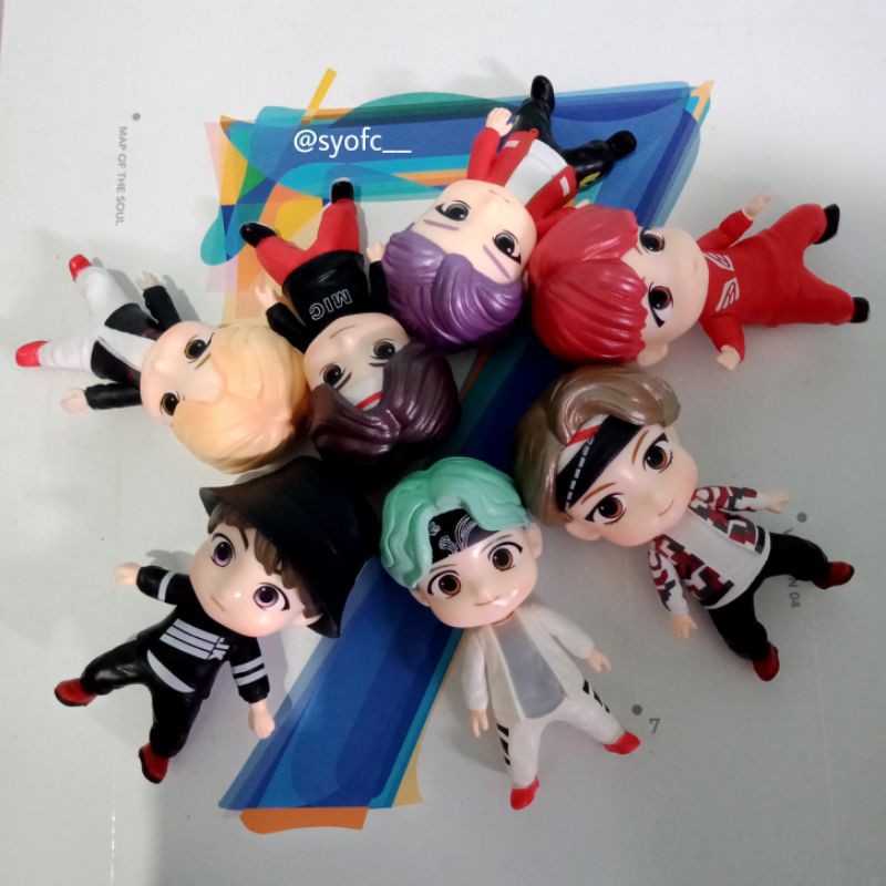 Jual [ READY STOK ] BTS Mini Figure TinyTan Micdrop Rm Jin Suga Jhope Jimin V Jungkook Chibi ...
