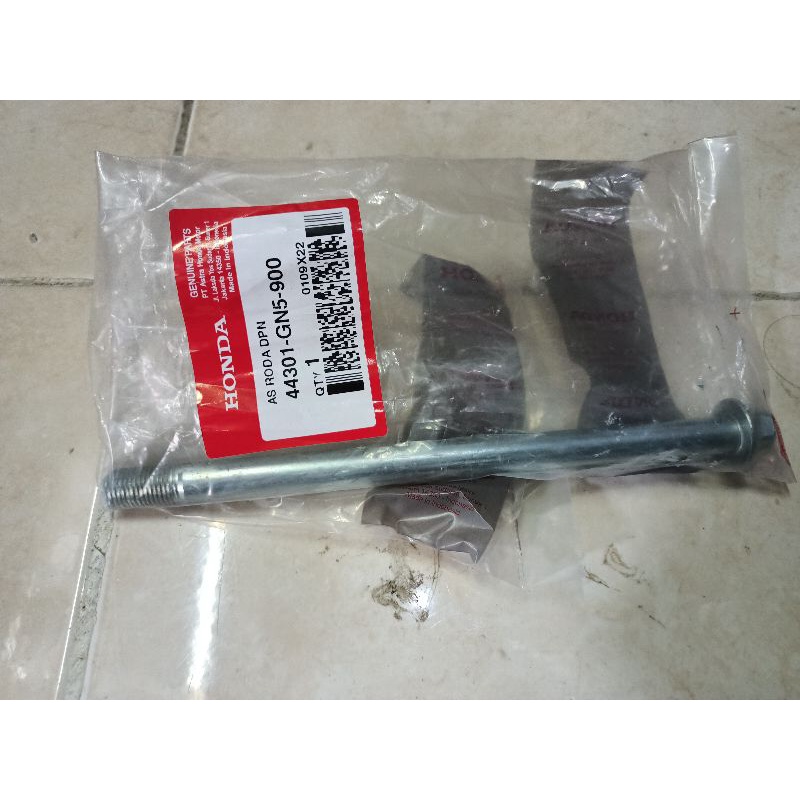 Jual baut as roda depan vario beat lama 44301GN5900. original ahm ...