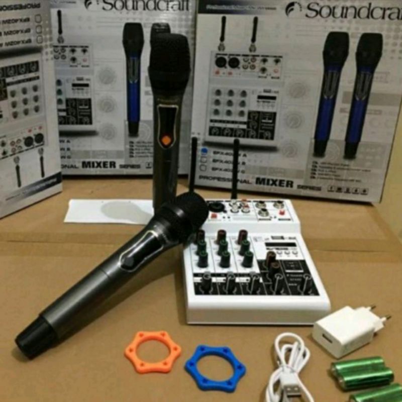 Jual Mixer Audio Soundcraft EFX 402 W MIXER PLUS MIC WIRELESS SOUNDCRAFT EFX402W EFX 402 W ...