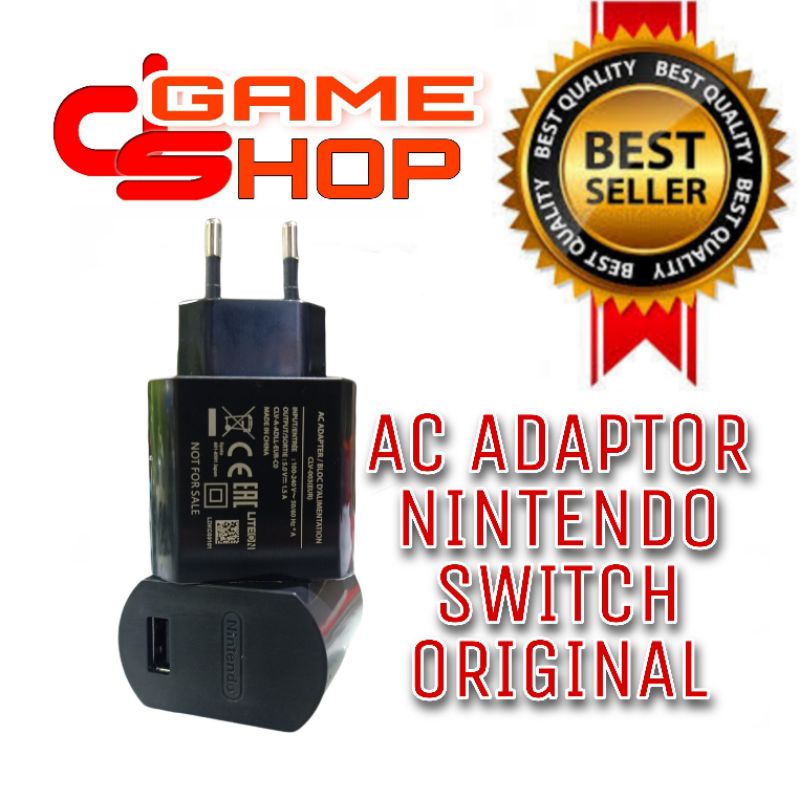 Jual original nintendo switch adaptor nintendo switch original kepala ...