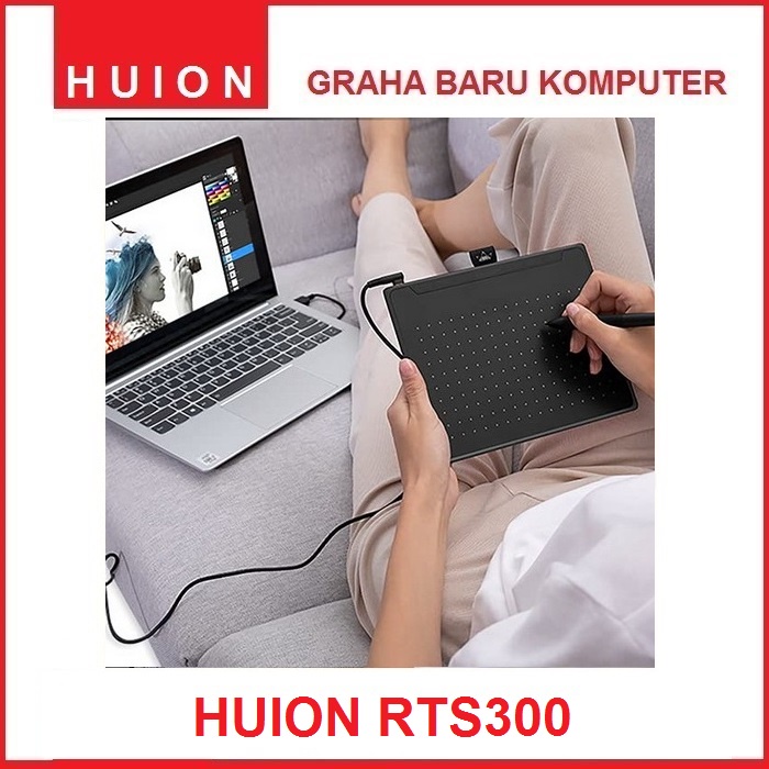 Jual Huion Inspiroy RTS300 H642 Black Pen Tablet Alat Desain Grafis | Shopee Indonesia