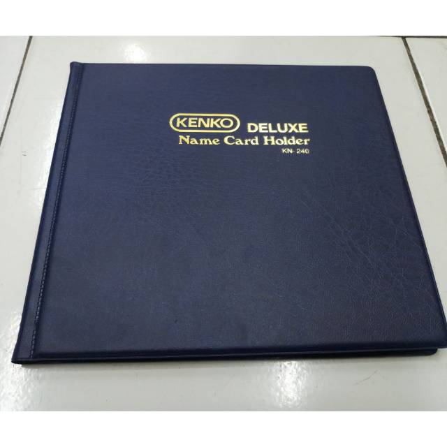 Jual Name Card Holder Kenko / Buku Kartu Nama Kenko 240 Slot | Shopee ...